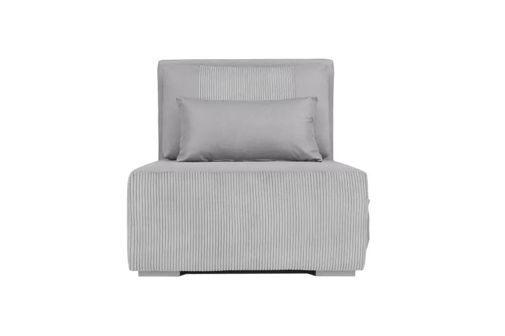 Grantex Line Fotelja na razvlačenje Jumbo, 90x190cm, Siva