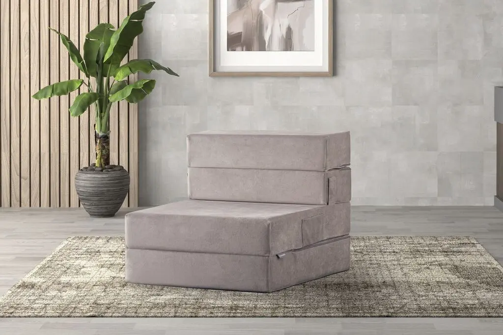 Atelier del Sofa Fotelja Valeria, 70x56x75 cm, Svetlosiva