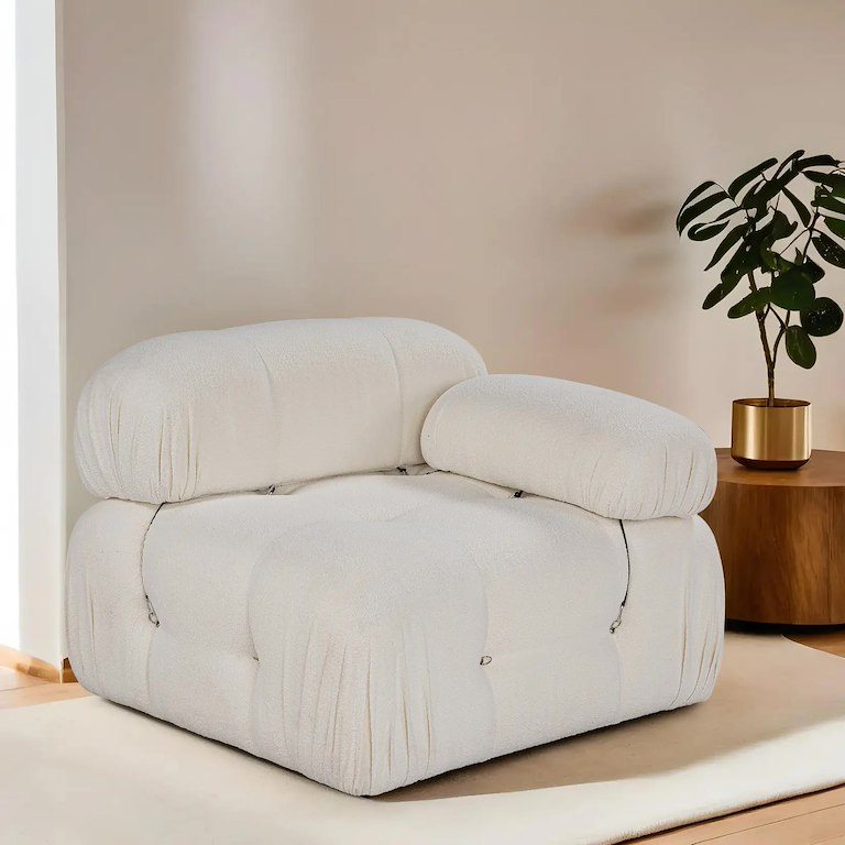 Atelier del Sofa Fotelja Bubble 1R Bela