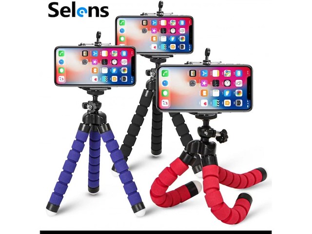 Flexibilni Tripod za mobilni + Držač + Bluetooth Okidac