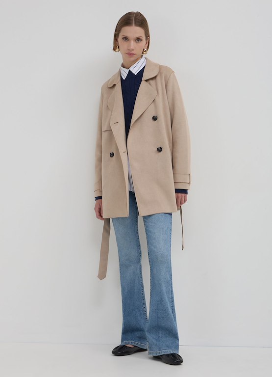 FLARED JEANS SREDNJEPLAVI TEKSAS