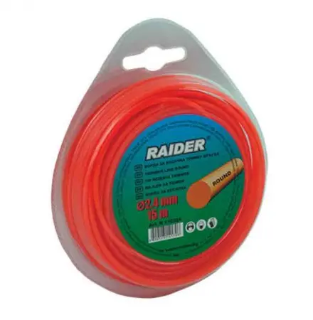 Raider Struna za trimer RD, 2.40mmx15m, Okrugla