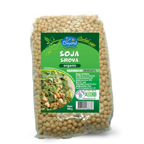 Soja sirova organic