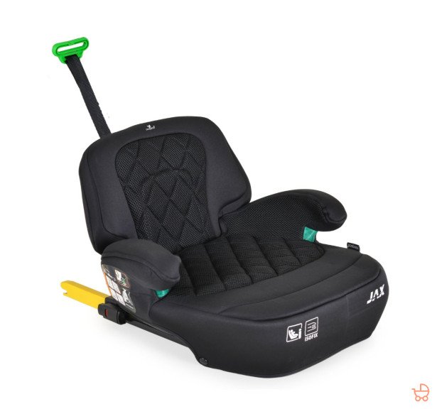 Cangaroo Jax i-Size Isofix auto sedište za decu 125-150cm-Black