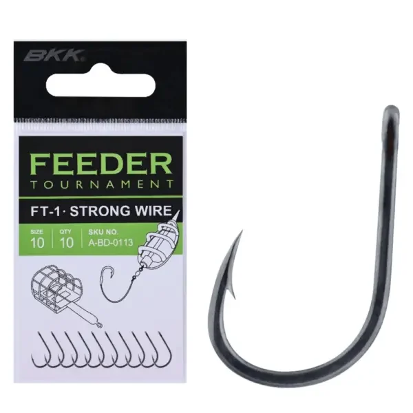 Udice BKK FT-1 Feeder Tournament Strong Wire- 10 kom
