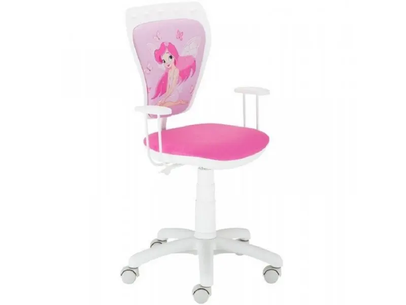 NOWY STYL MINISTYLE WHITE TS22W GTP28W Stolica za decu, FAIRY, Roze