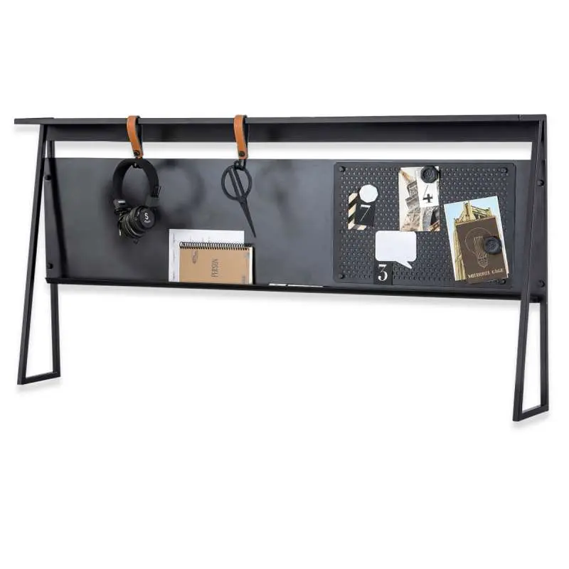 CILEK Metalna polica za dečiji radni sto Dark 114x66x16 cm crni