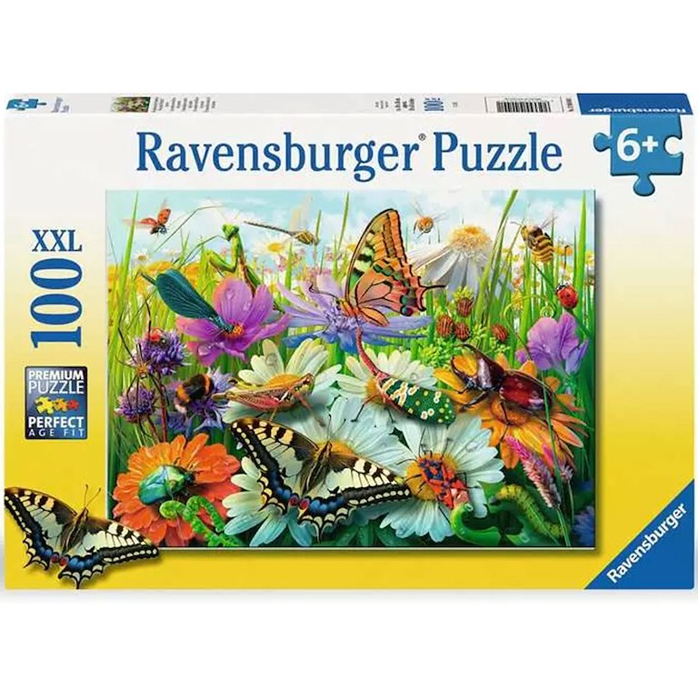 Ravensburger puzzle (slagalice) - 100XXL Divan svet insekata RA12004049