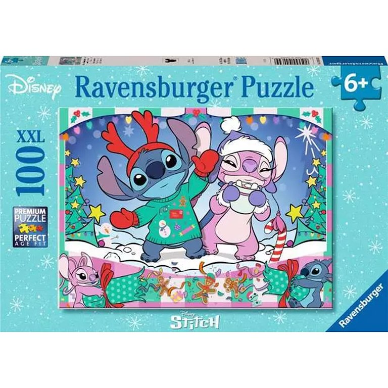 Ravensburger puzzle (slagalice) - 100XXL Dizni Stič Božić RA12004030