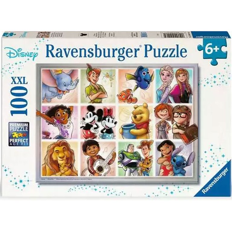 Ravensburger puzzle (slagalice) - 100XXL Dizni više likova RA12004118