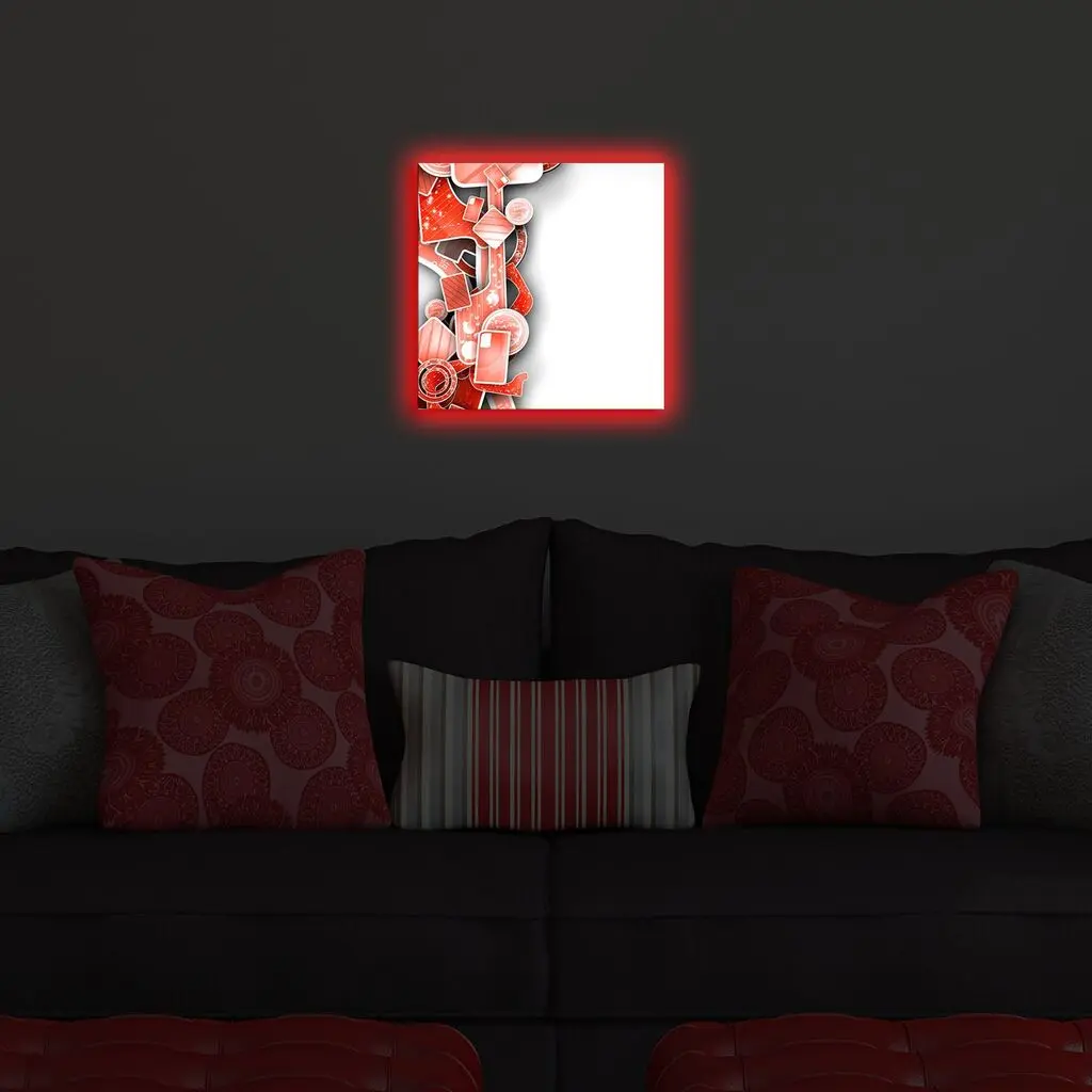 Wallity Slika sa LED osvetljenjem 2828DACT-45, 28x28 cm