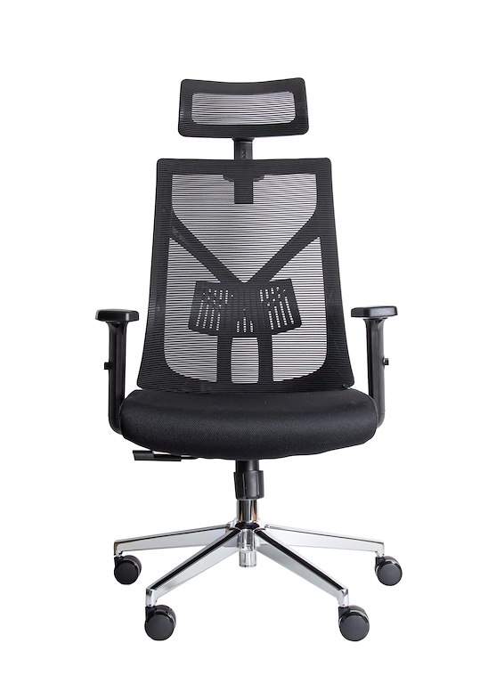 UGD Ergonomska kancelarijska stolica Aura, Crna