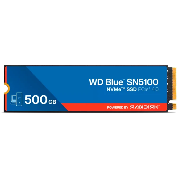 SSD WD Blue SN5100 (M.2, 500GB, PCIE GEN 4.0 x4 NVMe) ( WDS500G5B0E-00CPE0 )