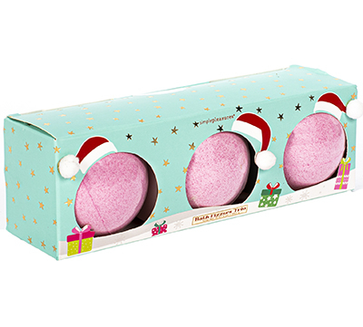 Novogodišnje šumeće kugle set 3 - Sweet Christmas