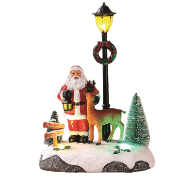 Novogodišnja LED dekoracija - Santa Scene, 23.5 cm
