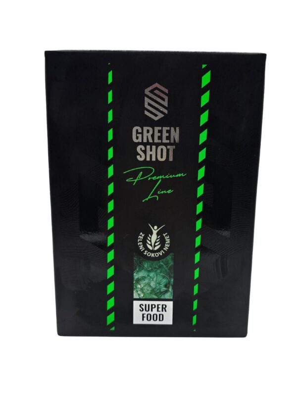 Green Shot – pojačivač sportskih performansi od spelte i ječma sa omega-3 (16×30 ml)