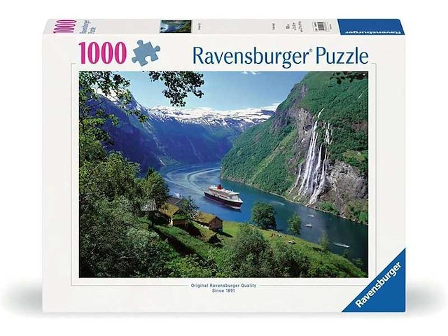 Puzzle 1000 delova Norveški fjord Ravensburger 12000475