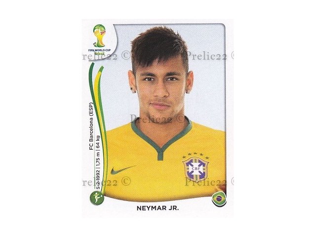 BRAZIL Brasil FIFA WC 2014 sličica broj 048 48, Panini