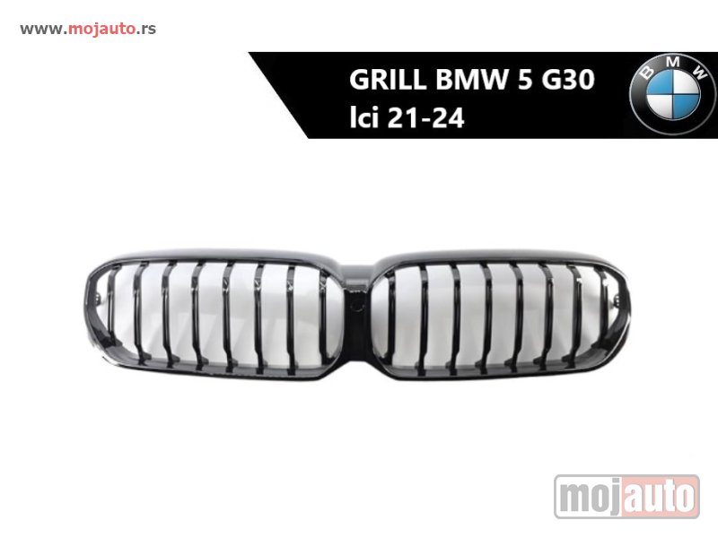 BMW 5 G30 LCI prednji grill 21-24