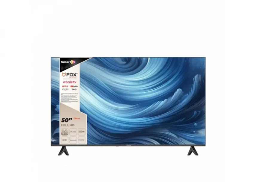 Televizor Fox 50WHA470E Smart, LED, Full HD, 50"(127cm), DVB-T/T2/C/S/S2