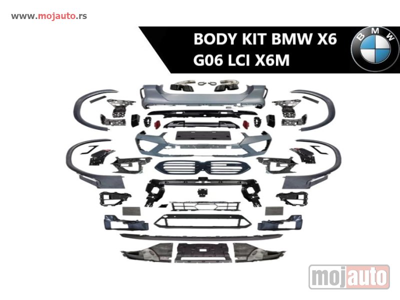 BMW X6 G06 LCI X6M body kit