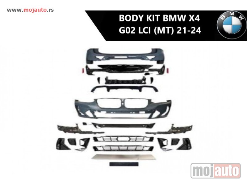 BMW X4 G02 LCI MT body kit 21-24