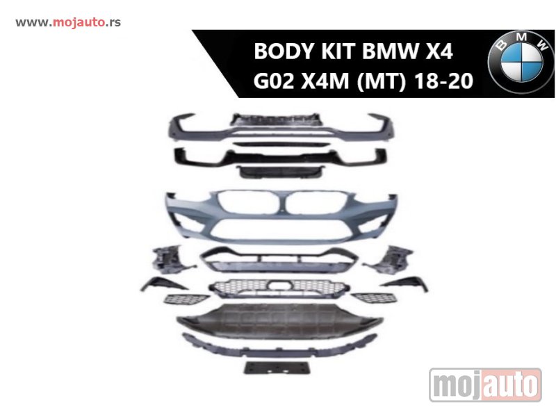 BMW X4 G02 X4M MT body kit 18-20