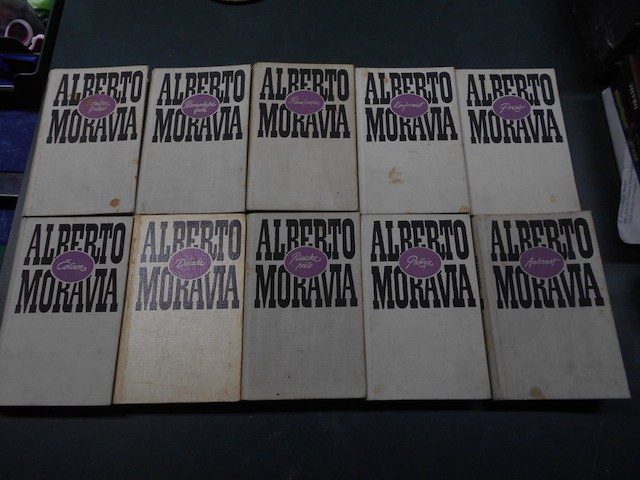 Alberto Moravia - Komplet od 10 knjiga