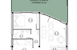 SREMSKA KAMENICA, 63m2, Trosoban plus dvorište 40m2 sa pdv
