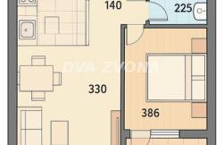 DVOSOBAN STAN – TELEP – 38,31 m²