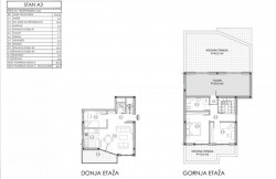 Sremska Kamenica-DvoEtažni Četvorosoban stan 83 m2 sa Terasom od 42 m2-povraćaj PDV-a-065/385 8880