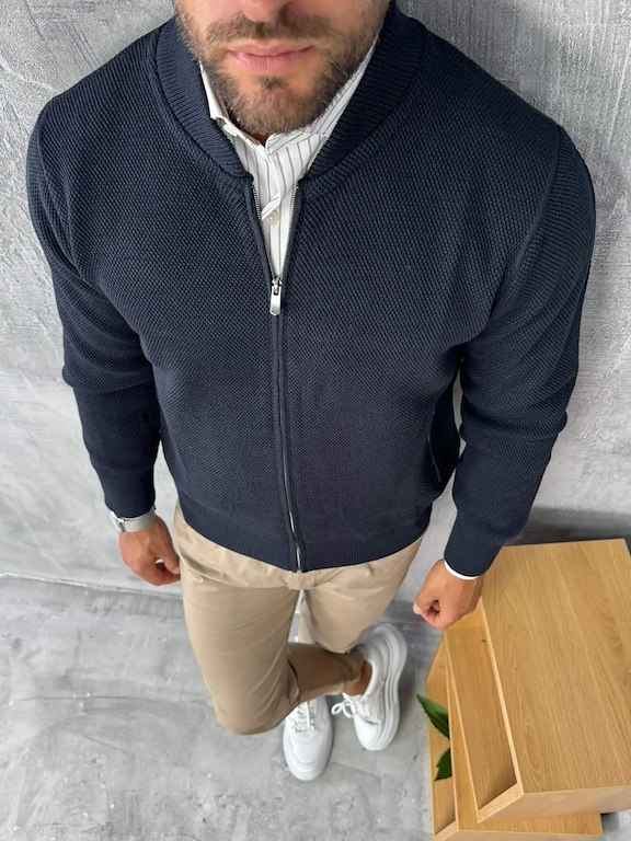 Elegantni džemper na raskopčavanje PZR7069