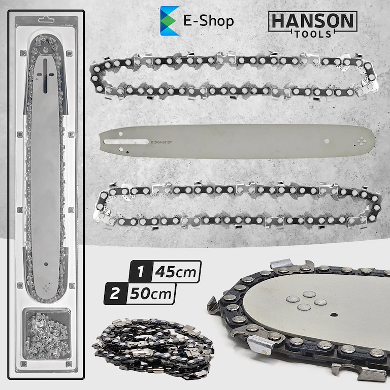MAČ I LANAC ZA MOTORNU TESTERU-35 CM