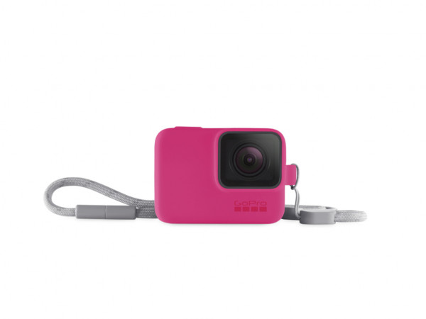Sleeve + Lanyard (Electric Pink)