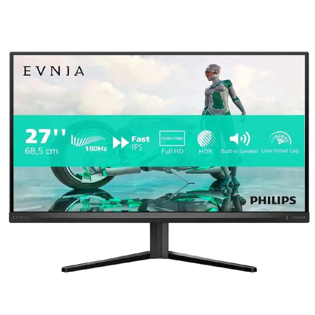 Philips Gaming monitor Evnia 27M2N3500NL/00, 27", VA, 2560x1440, 180 Hz, Tamnosivi