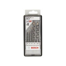 BOSCH 5-delni Robust Line set burgija za beton CYL-3 2607010524, 4; 5; 6; 8; 10 mm