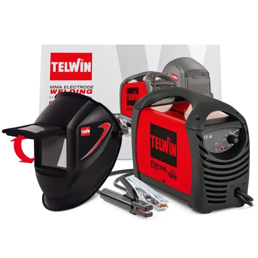 Telwin FORCE 125 230V ACD + WELDING HELMET