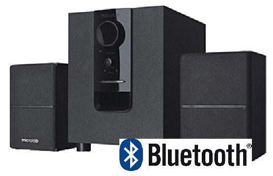 Microlab M-106BT Aktivni drveni zvučnici 2.1 10W RMS(5W, 2×2.5W) BLUETOOTH , 3.5mm