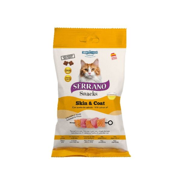 Mediterranean Natural Cat Skin Coat Salmon Tuna – 50 g