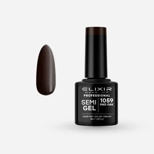 Elixir Gel lak Semi 1059, Mad Oak, 8ml