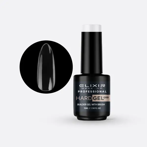 Elixir Gel za nokte Hard 099, Clear, 15ml
