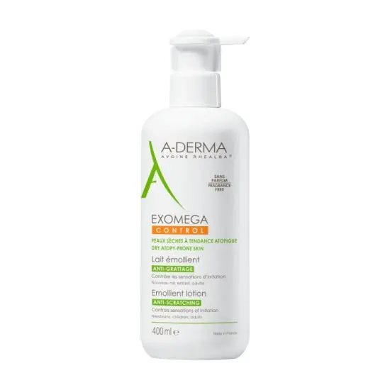 A-Derma Emolijentno mleko za suvu kožu Exomega Control, 400 ml