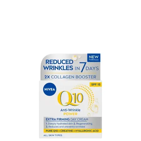 Nivea Dnevna krema za lice Q10+ Anti-Wrinkle+Firming SPF 15, 50ml