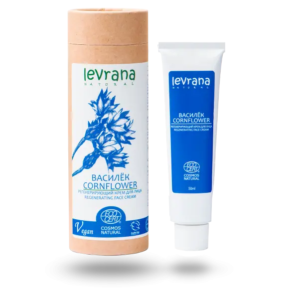 LEVRANA ORGANIC Regenerativna MLE krema za lice RAZLIČAK organic certified 50 ml