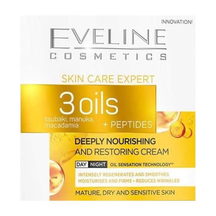 Eveline Krema za lice izuzetno hranljiva Skin Care Expert, Dnevna i noćna, 50ml