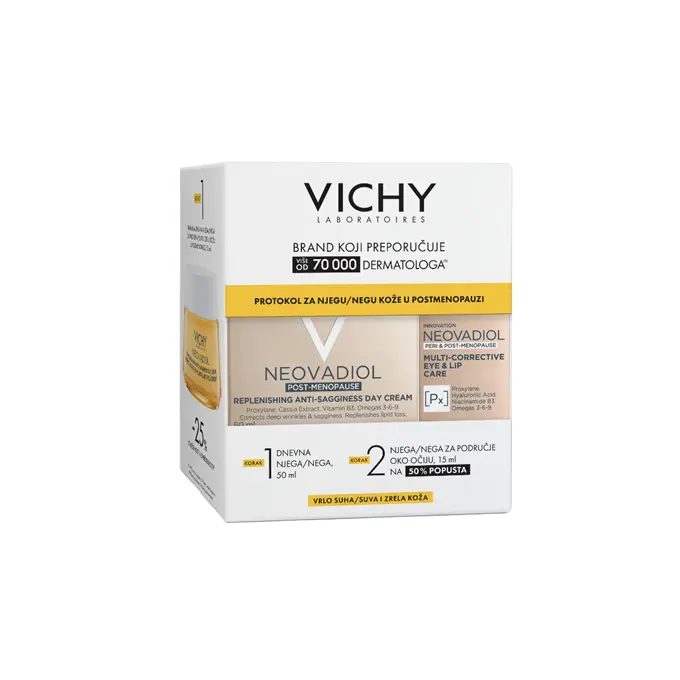 Vichy Set za dnevnu negu lica Krema Neovadiol Perimeno 50ml + Krema za oči 15ml
