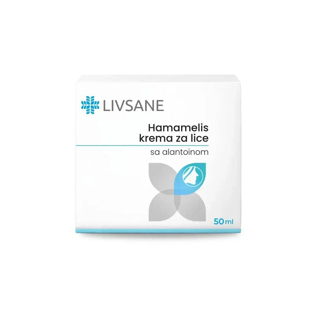 Livsane Krema za lice Hamamelis, 50 ml
