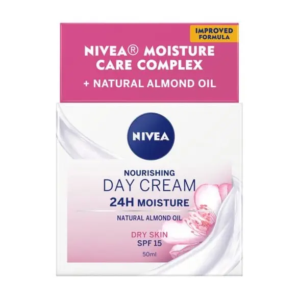 Nivea 24h noursihing Hidratantna dnevna krema za suvu kožu SPF 15 50ml