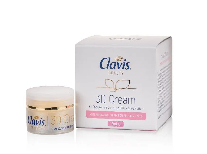 Clavis 3D Dnevna krema za lice, Anti Age, Dnevna, 15ml