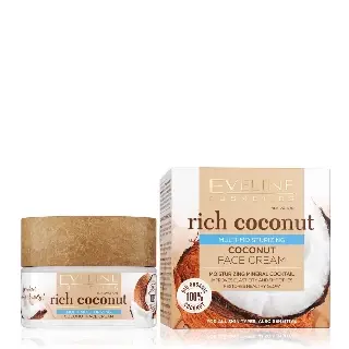 Eveline Krema za lice Rich Coconut Multi Moisturizing, 50ml